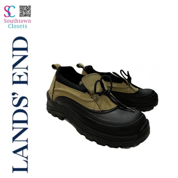 Lands' End | Shoes | Lands End Womens Oliveblack Duck Shoes Waterproof ...